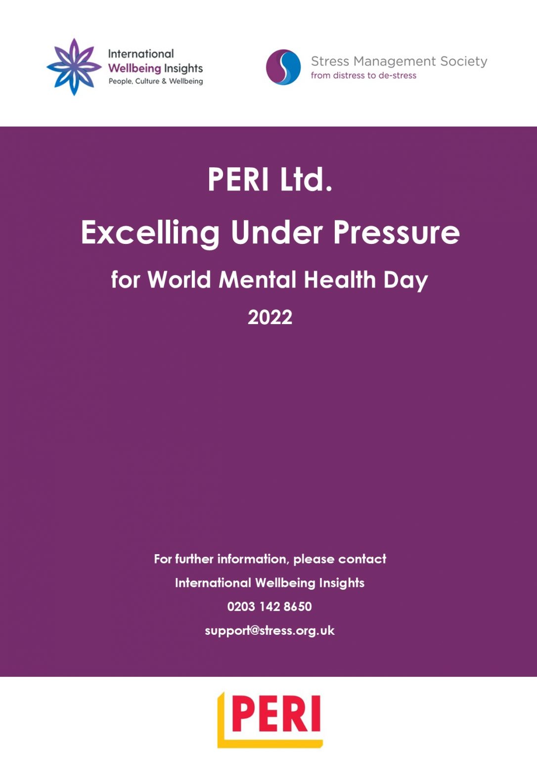 Peri Ltd - The Stress Management Society
